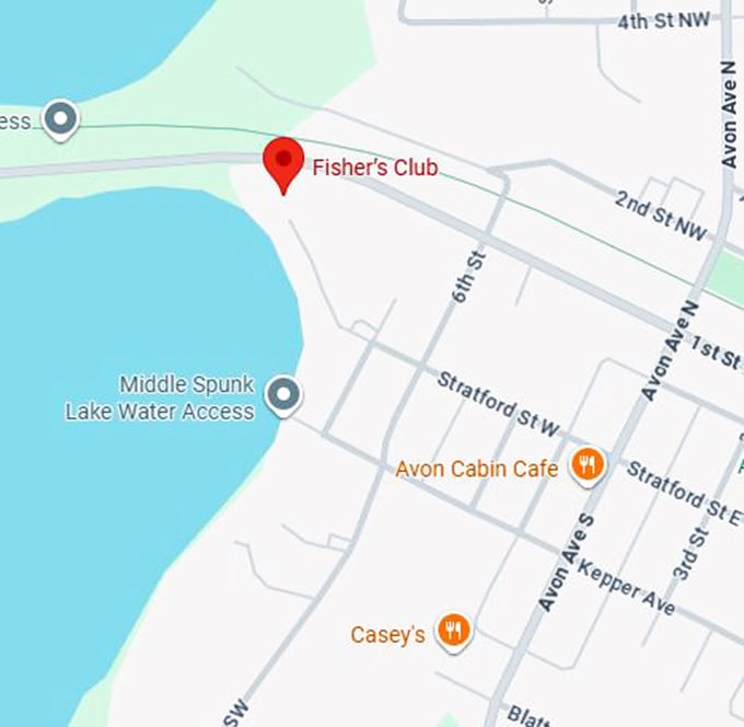 16. fisher&rsquo;s club map