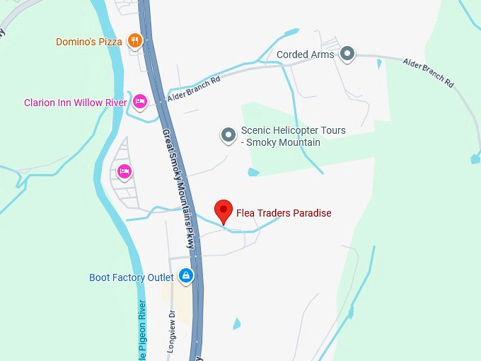 16. flea traders paradise map