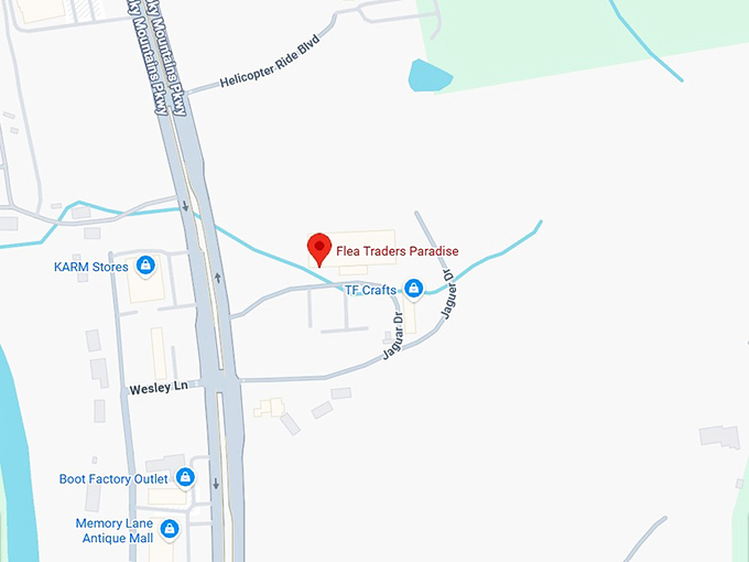 16. flea traders paradise map