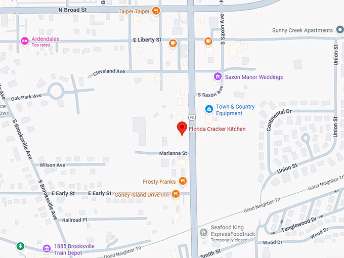 16. florida cracker kitchen map