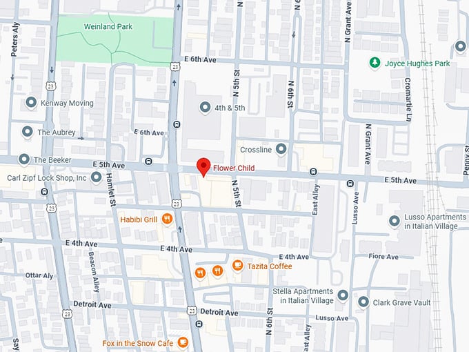 16. flower child map