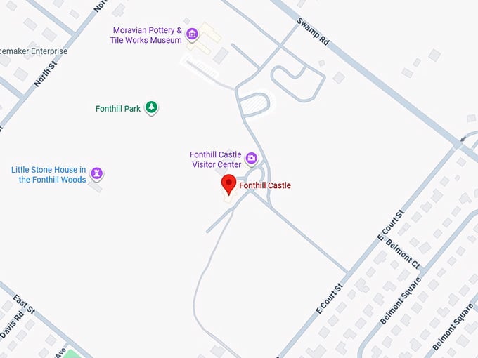 16. fonthill castle map