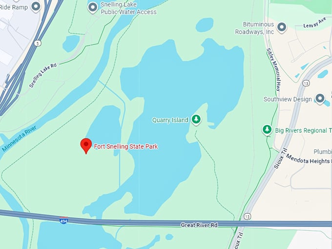 16. fort snelling state park map