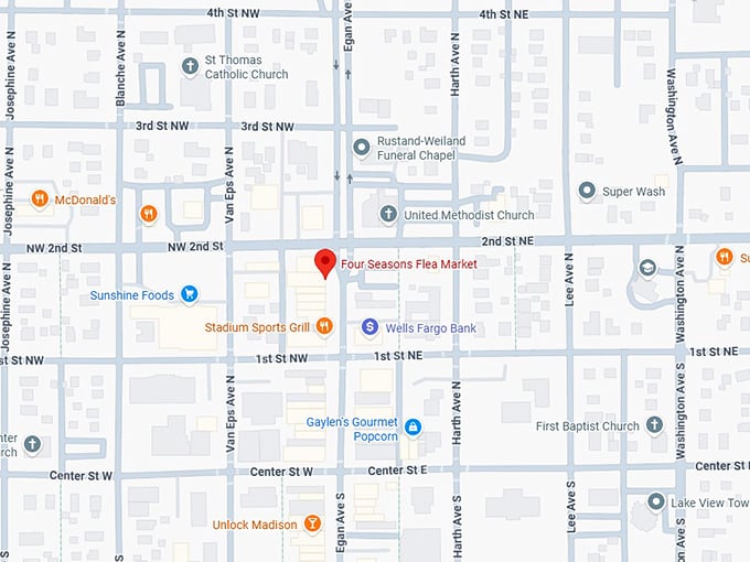 16. four seasons flea market map