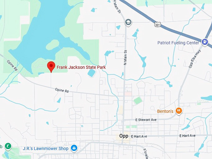 16. frank jackson state park map