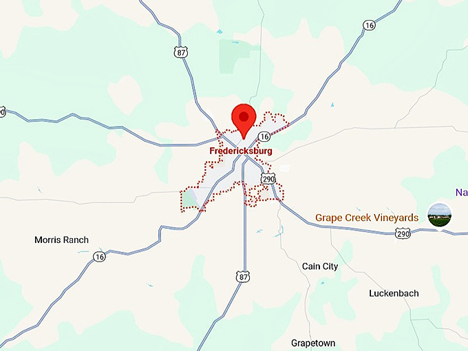 16. fredericksburg map
