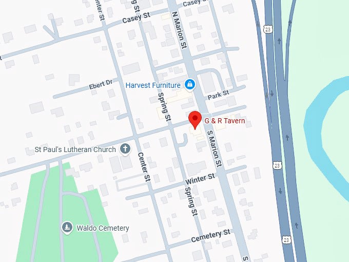 16. g & r tavern map