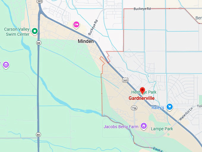 16. gardnerville map