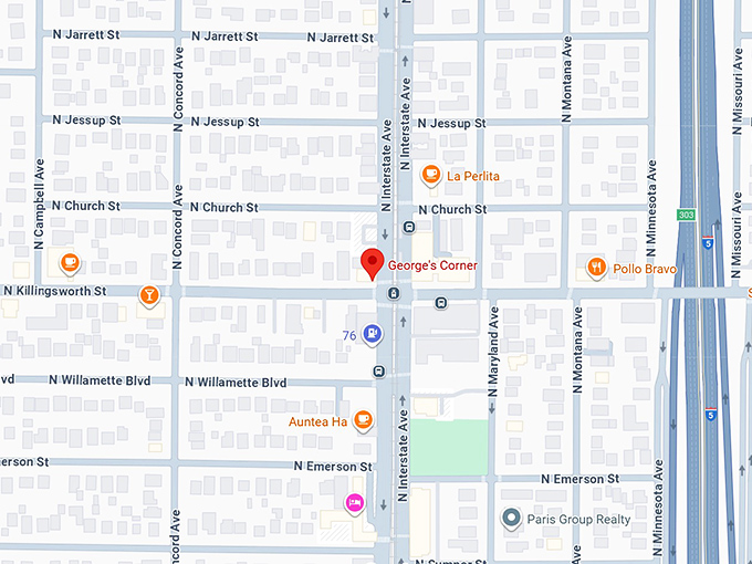 16. george's corner map