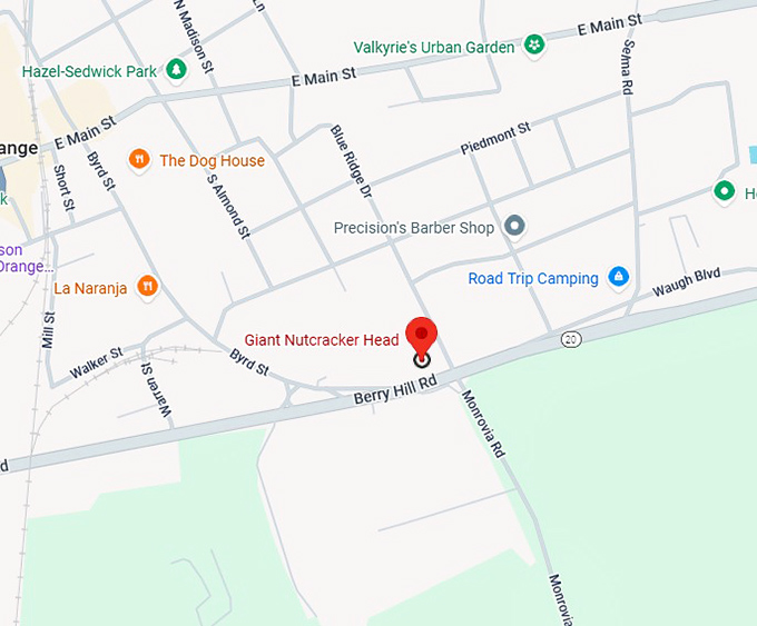 16. giant nutcracker head map