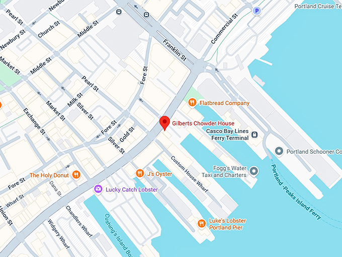 gilbert’s chowder house map