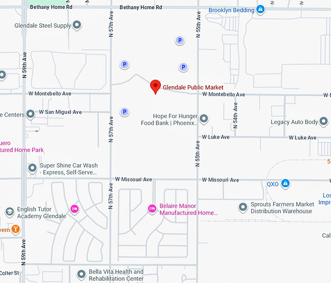 16. glendale public market map