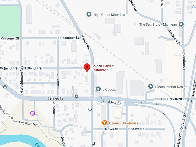 16. golden harvest restaurant map