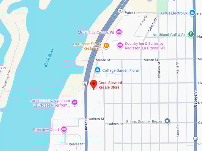 16. good steward resale shop map