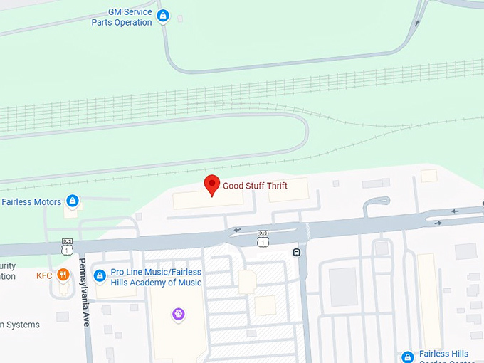 16. good stuff thrift map