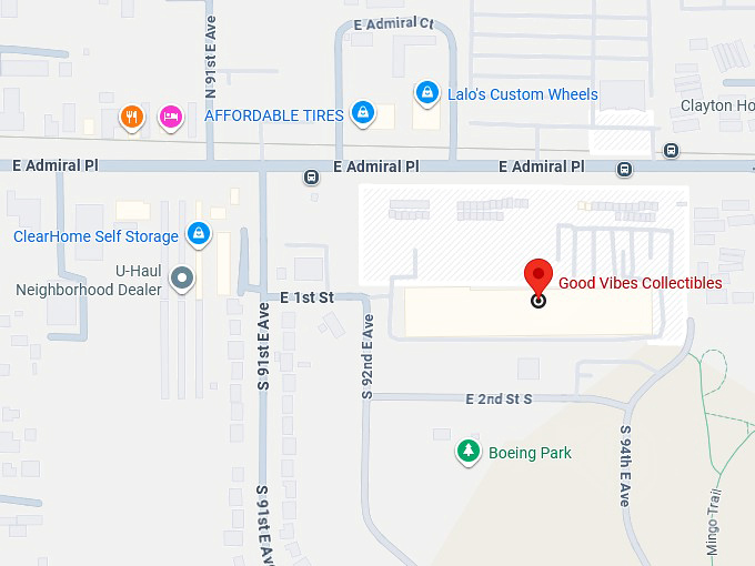 16. good vibes collectible map