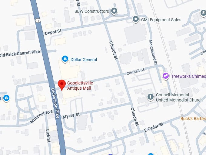 16. goodlettsville antique mall map