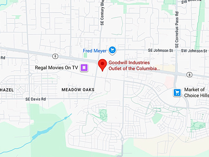 16. goodwill industries outlet of the columbia willamette map