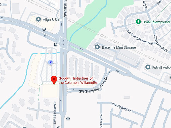 16. goodwill industries of the columbia willamette (775 sw 185th ave) map