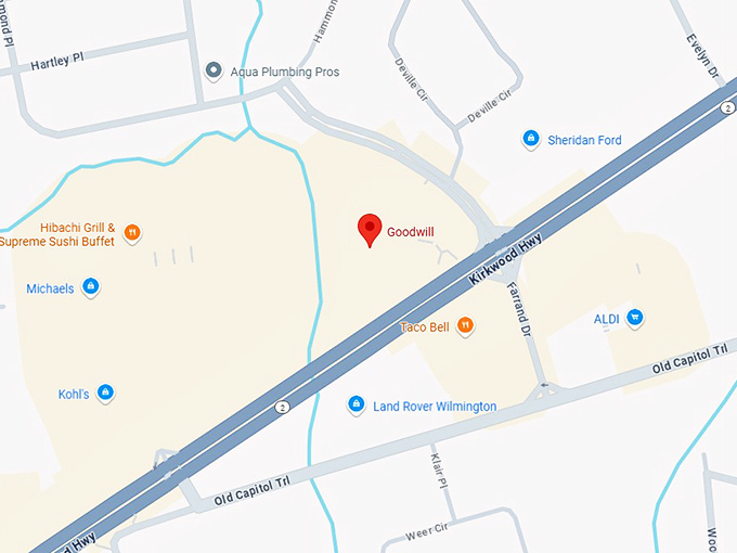 16. goodwill (kirkwood hwy) map