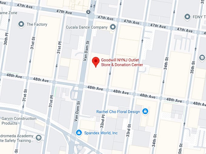 16. goodwill nynj outlet store & donation center map