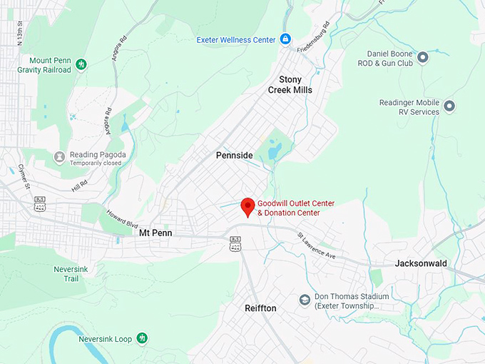 16. goodwill outlet center & donation center map