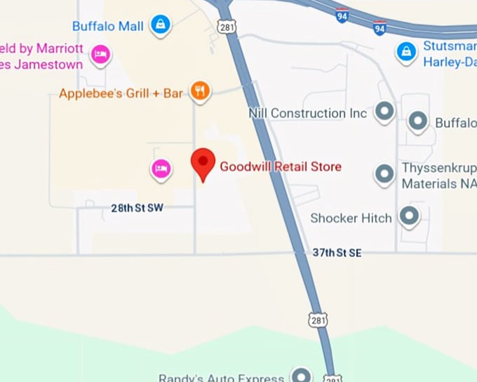 16. goodwill retail store (2629 8th ave sw) map
