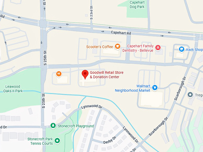 16. goodwill retail store & donation center map
