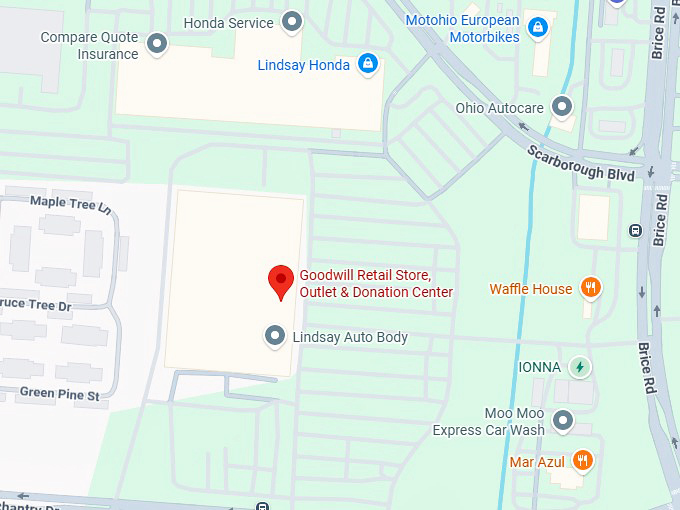 16. goodwill retail store, outlet & donation center (2675 brice rd) map