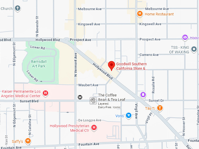16. goodwill southern california store & donation center map