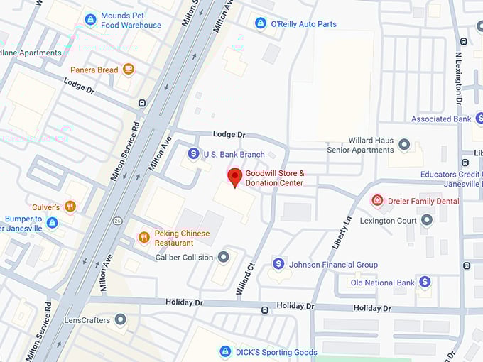 16. goodwill store & donation center map