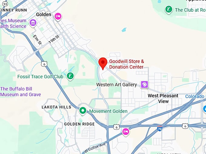 16. goodwill store & donation center map