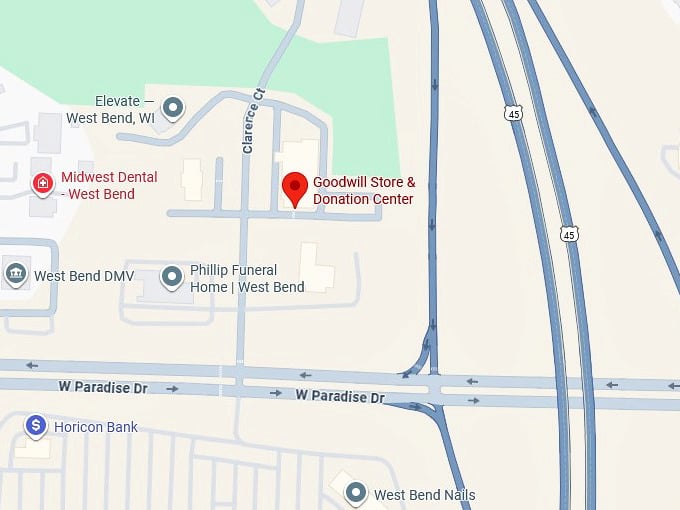 16. goodwill store & donation center map