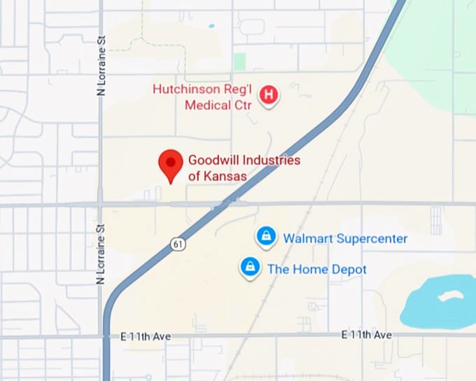 16. goodwill store & donation center map