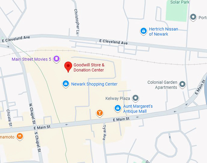 16. goodwill store & donation center map