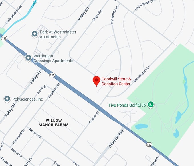 16. goodwill store & donation center map