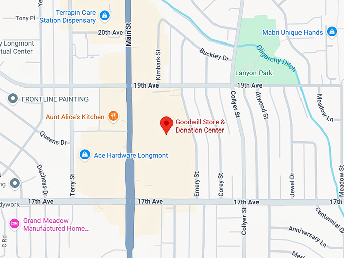 16. goodwill store & donation center map