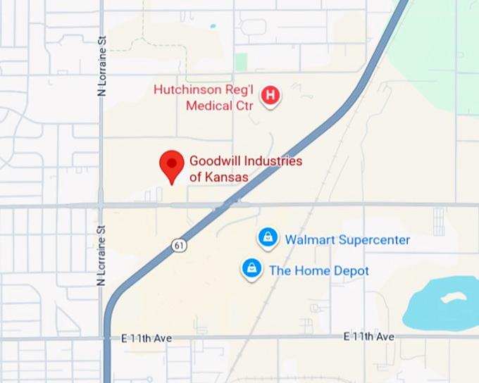 16. goodwill store & donation center map