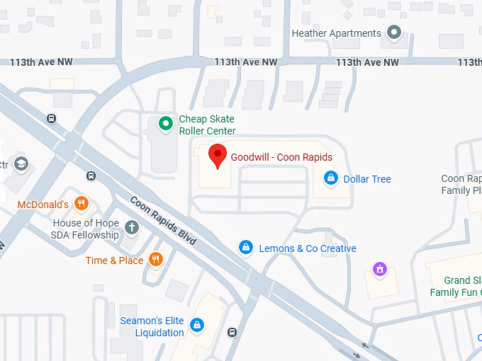 16. goodwill store & donation center map
