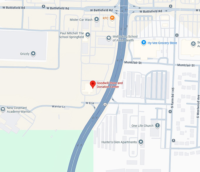 16. goodwill store and donation center 3151 s kansas expy map