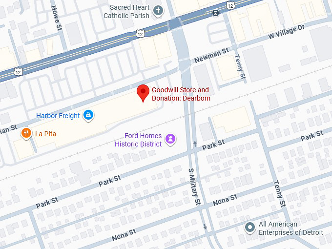 16. goodwill store and donation dearborn (22451 michigan ave) map