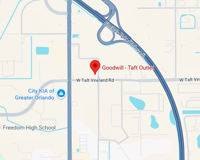 16. goodwill taft outlet map