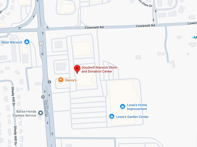 16. goodwill warwick store and donation center map