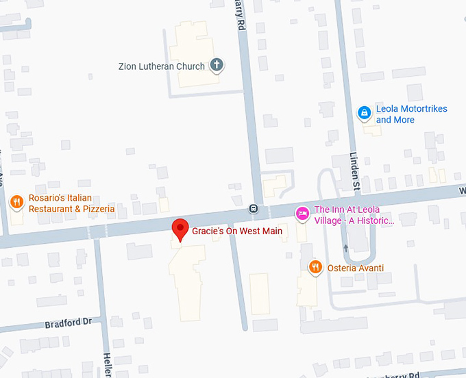 16. gracie's on west main map