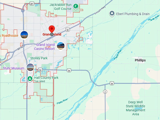 16. grand island map