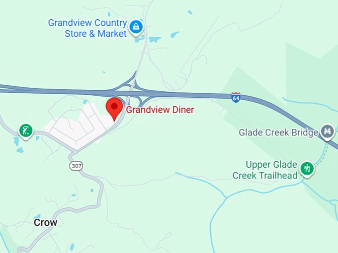 16. grandview diner map