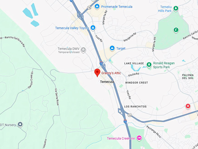 16. granny's attic map