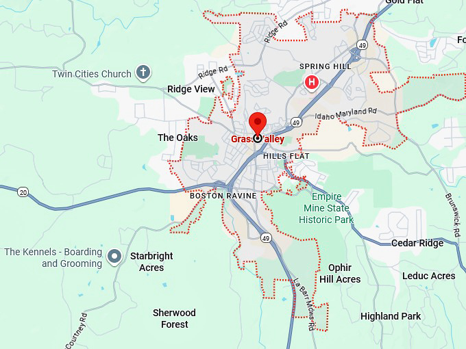 16. grass valley map