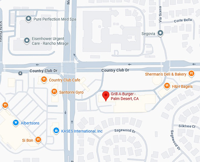 16. grill a burger palm desert, ca map