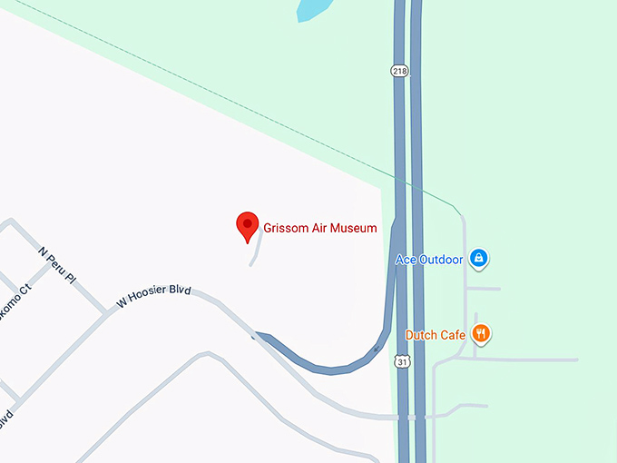 16. grissom air museum map
